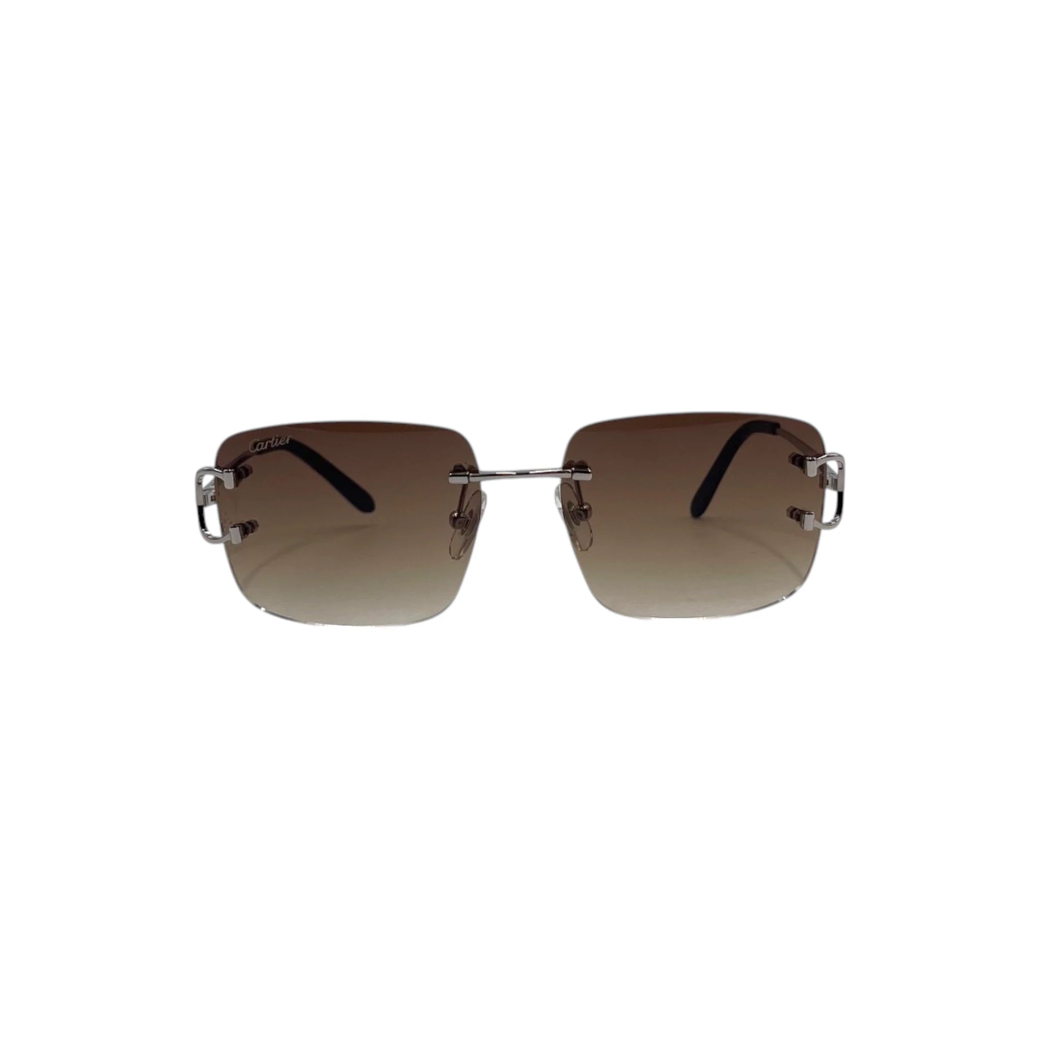 Cartier C Decor 56MM Rimless Rectangular Sunglasses – Reddz Trading