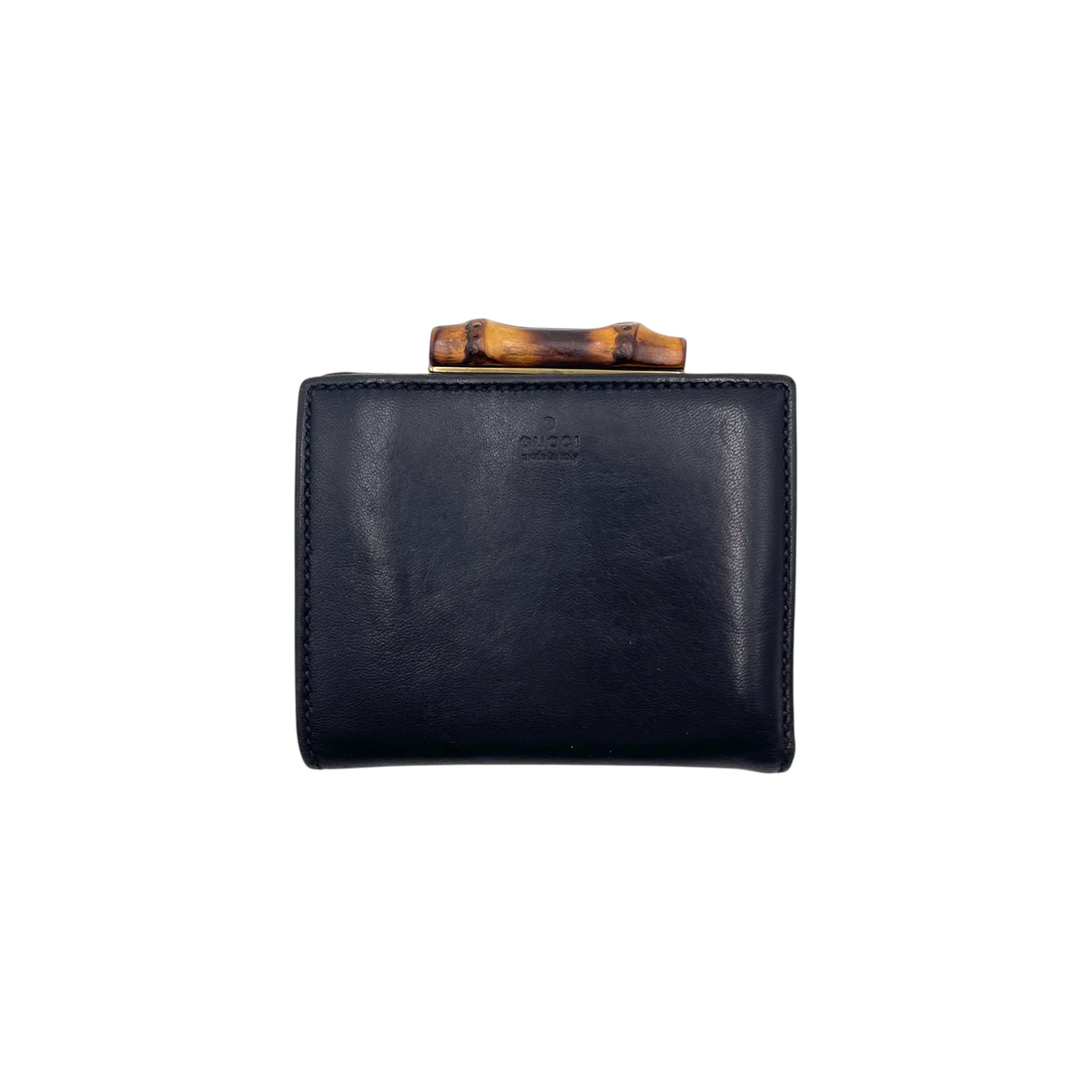 Gucci Vintage Leather Bamboo Wallet – Reddz Trading