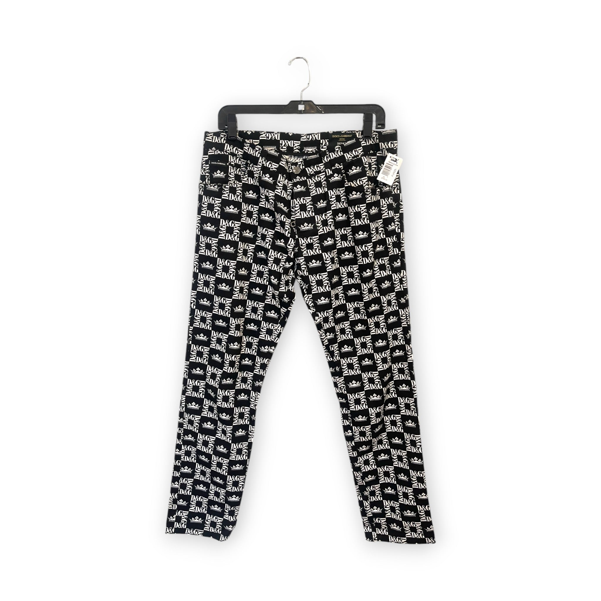 D&G Crown Check Denim Jeans Men50 – Reddz Trading