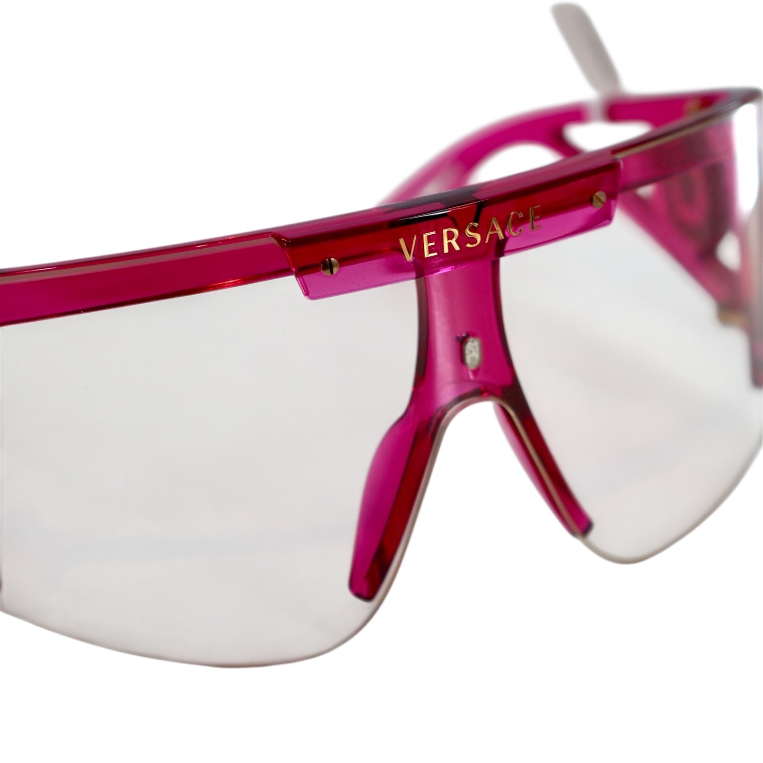 Versace Transparent Fuxia Sunglasses – Reddz Trading